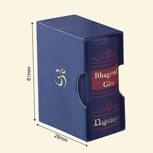 Mini Bhagavad Gita Book A9 Size English Edition – Rgyan Shop